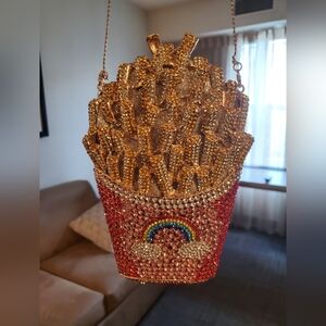Bags | Rhinestone French Fries Bag | Poshmark
